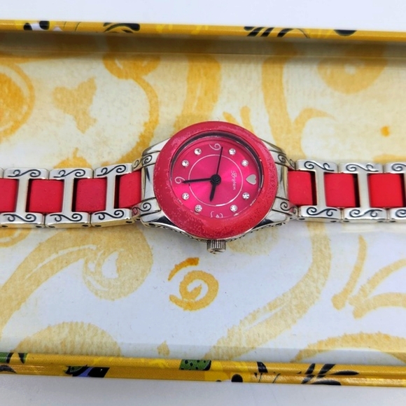 Brighton | Accessories | Brighton Nwt Pink Rose Watch | Poshmark